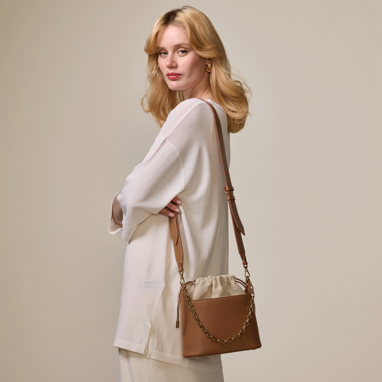 Celeste Bag - Fawn/Gold – Bandolier