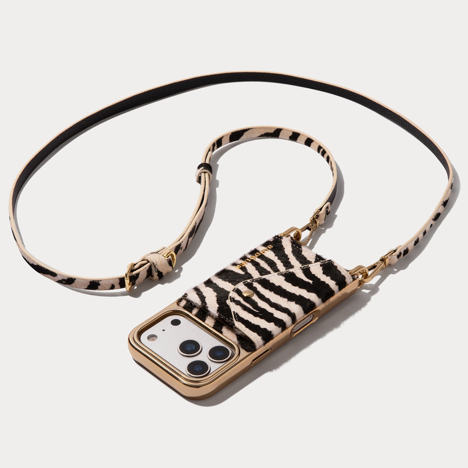 Donna Crossbody Phone Case - Zebra/Gold – Bandolier