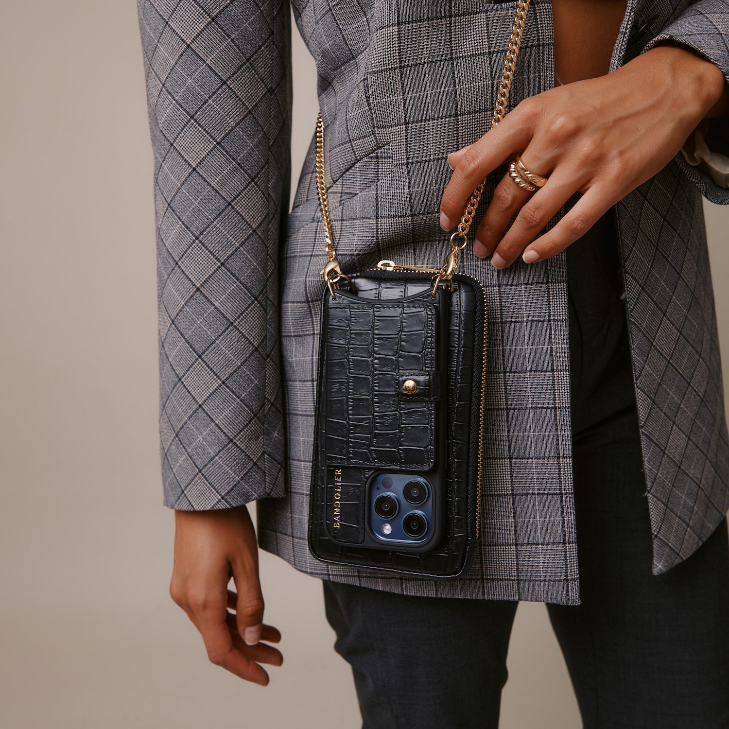 Dillon Bag - Black/Pewter – Bandolier