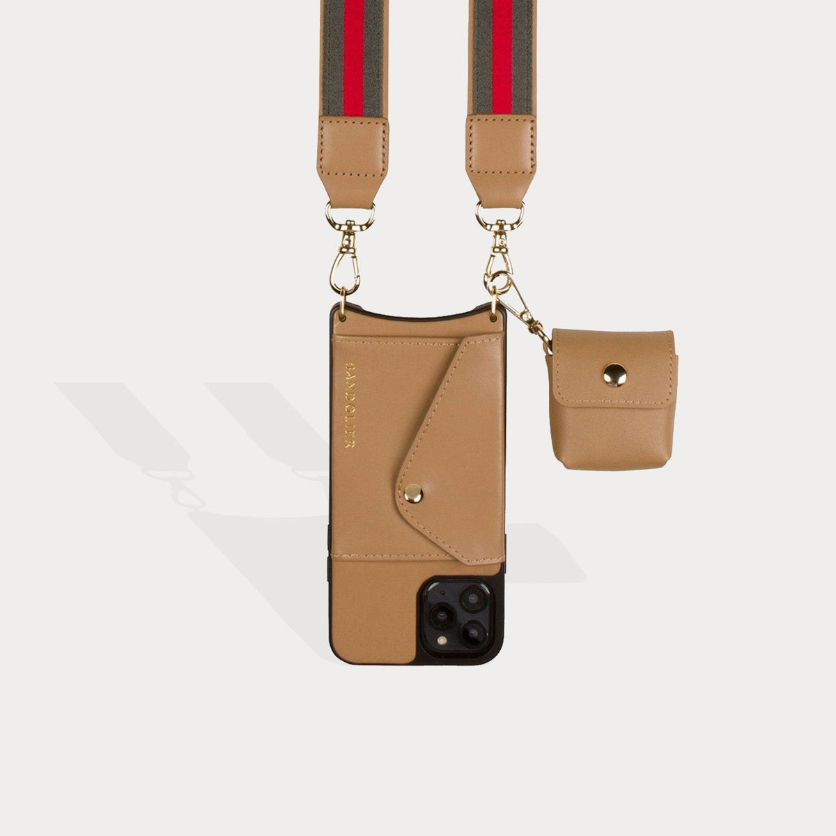 Avery AirPod Clip-On Pouch - Tan/Gold – Bandolier